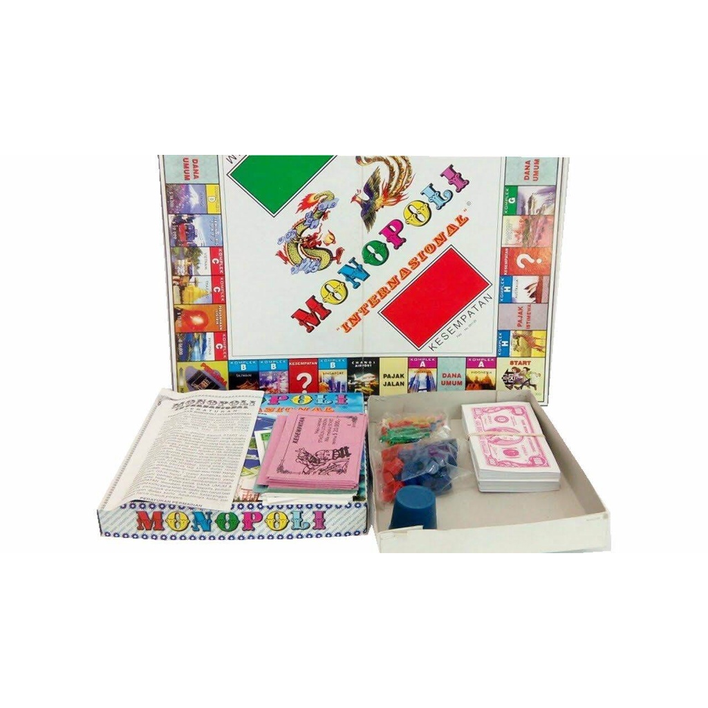 Jual Mainan Monopoli Mancanegara 2 in 1 Monopoli Jadul Murah | Shopee ...