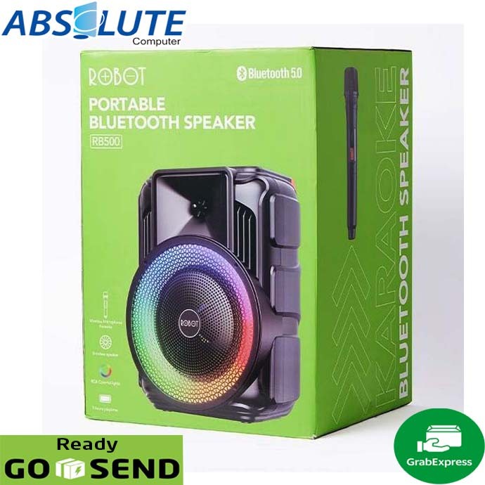 Jual Robot RB500 RGB Original Bluetooth Speaker + Mic Remote RB 500 ...
