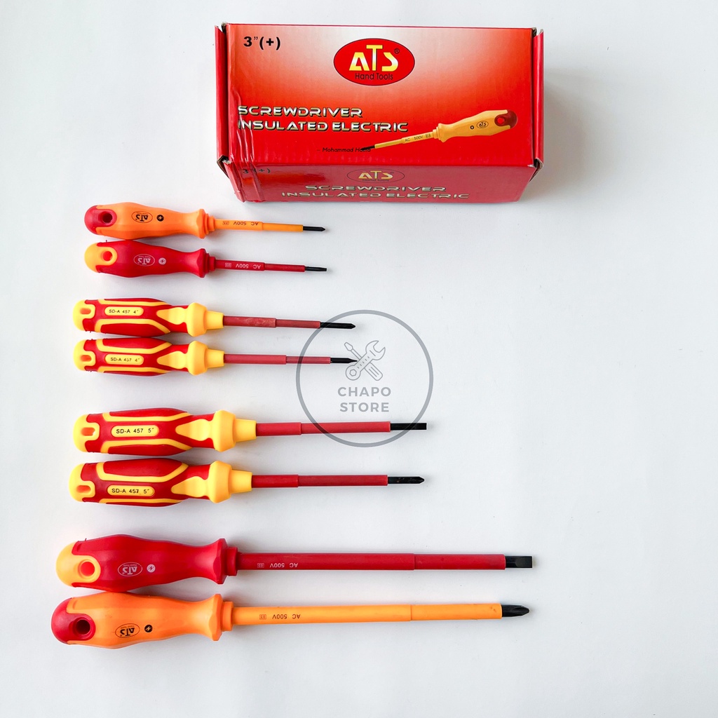 Jual Obeng elektrik ATS 3 4 5 6 8" inch obeng listrik elektro + plus ...