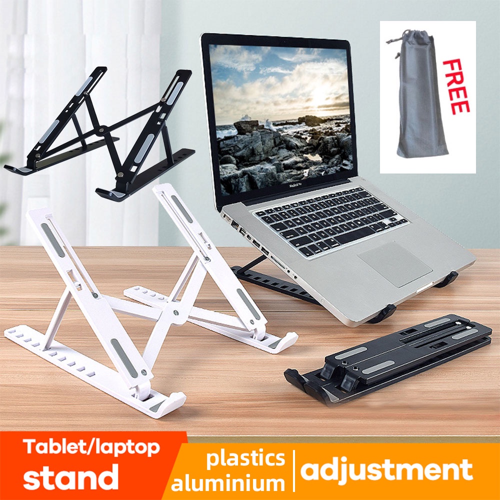 Jual N3 Laptop Stand Aluminium Foldable notebook Stand 6 Ketinggian ...