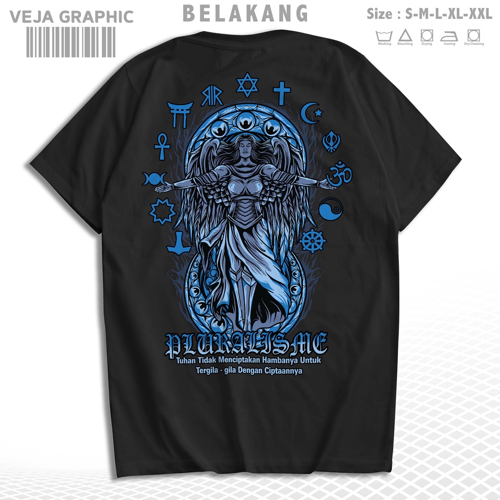 Jual VEJAGRAPHIC Kaos Pluralisme Tergila Gila Ciptaannya | Baju Satanic ...