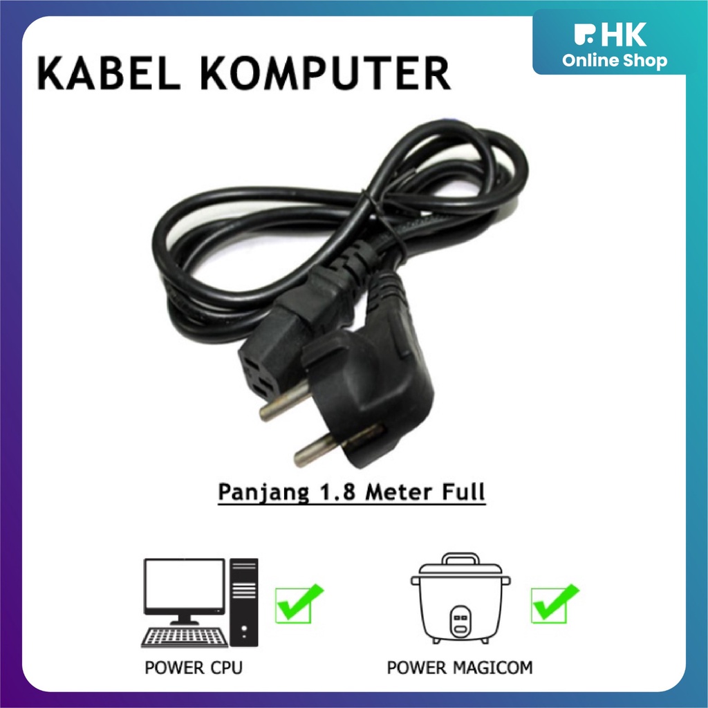 Jual HK-Kabel Komputer / Kabel Magic com Panjang 1.8 Meter Full ...