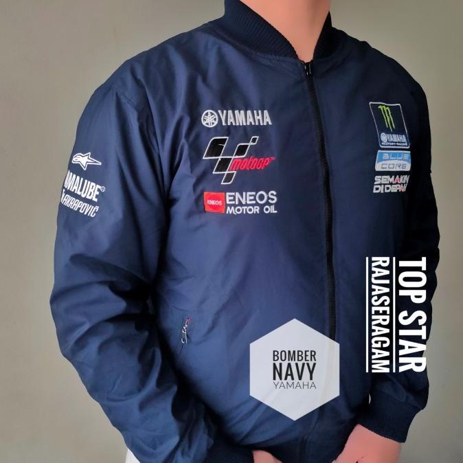 Jual Baju Jaket Motor Bomber Yamaha Honda Seragam Parasut Komunitas ...