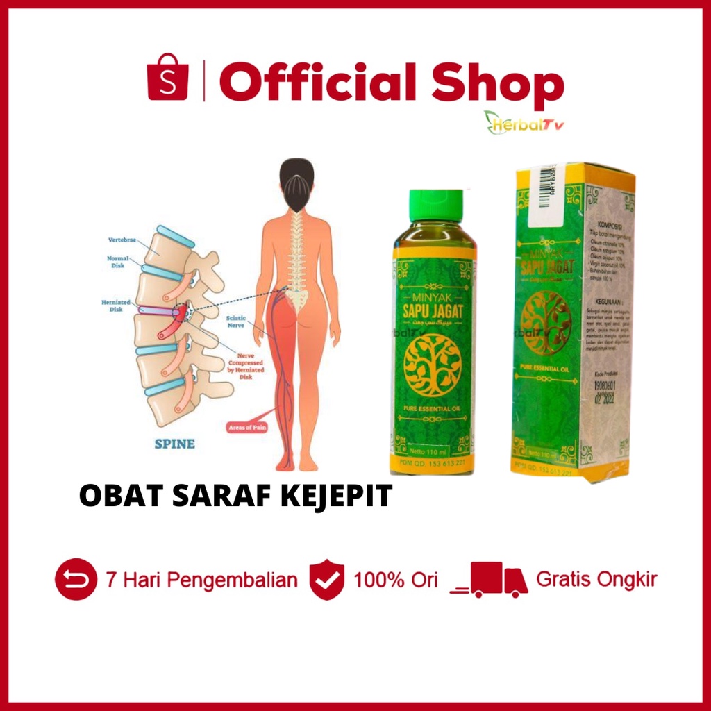 Jual Obat Saraf Kejepit Syaraf Terjepit Oles Balur Obat Sarap Kejepit ...