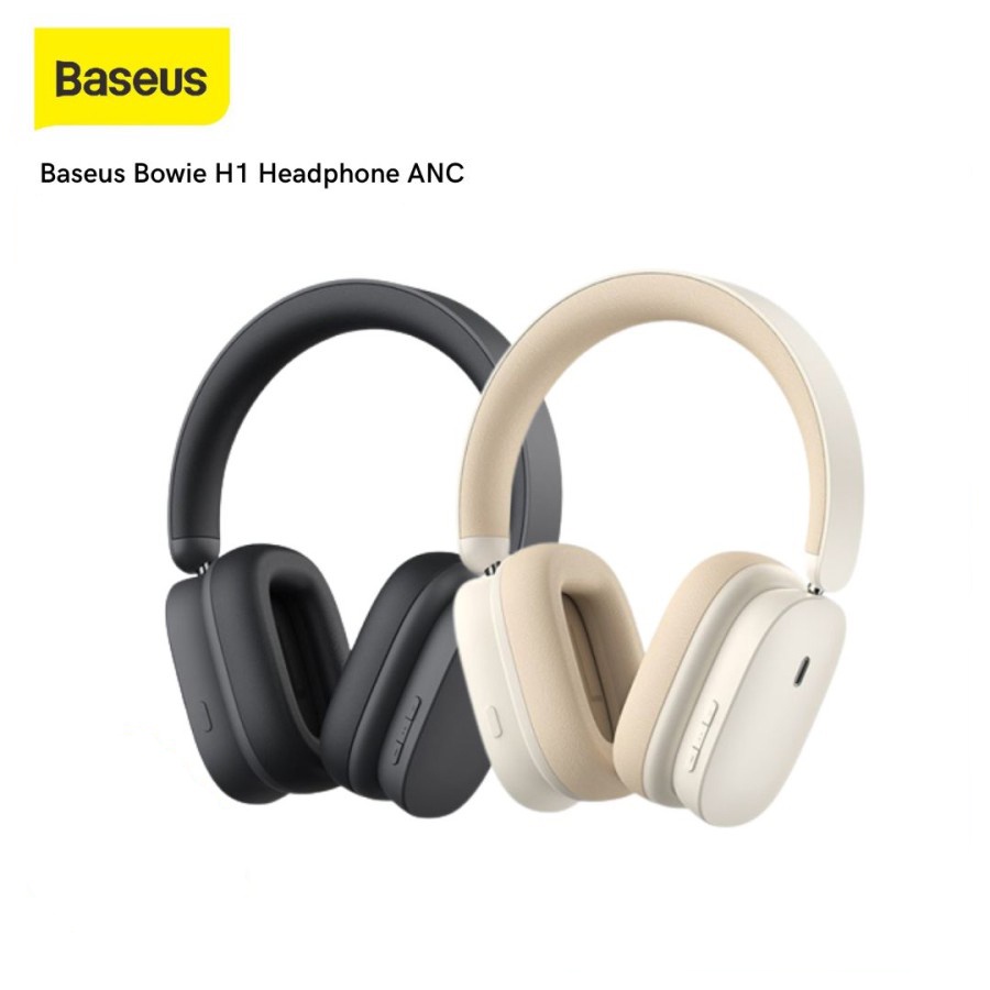 Jual Baseus Bowie H1 Headphone ANC Headset Bluetooth Wireless Earphone ...