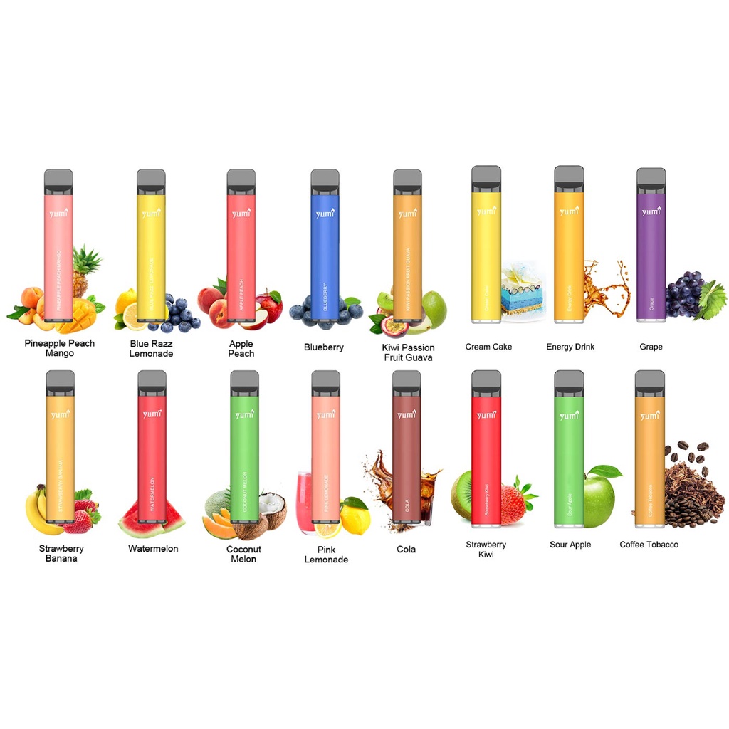 Jual Sakou Yumi Bar 1500 Puff Vape Disposable Pod Mod Rokok Elektrik ...