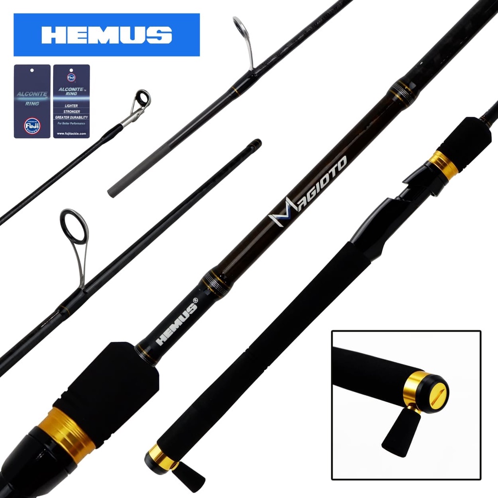 Jual Rod SPINNING HEMUS MAGIOTO 602MH / 180cm (Line Test 8-20lbs ...