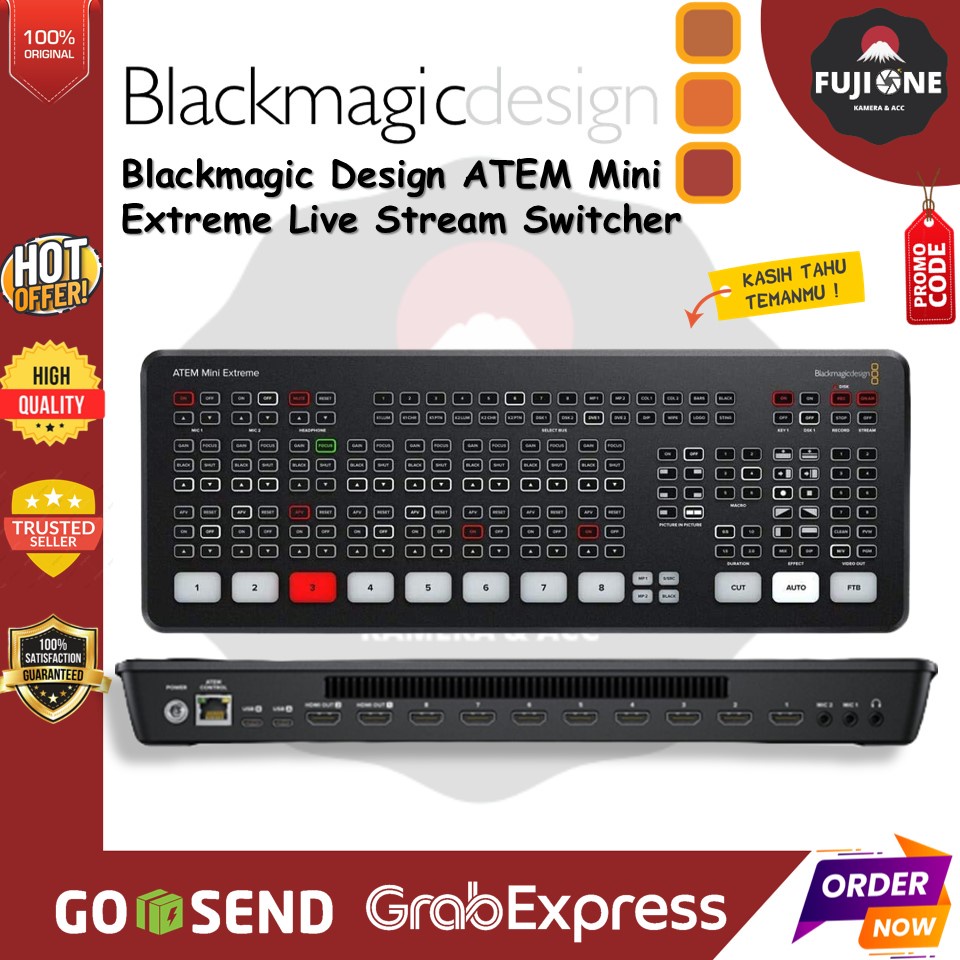 Jual Blackmagic Design ATEM Mini Extreme Live Stream Switcher | Shopee ...