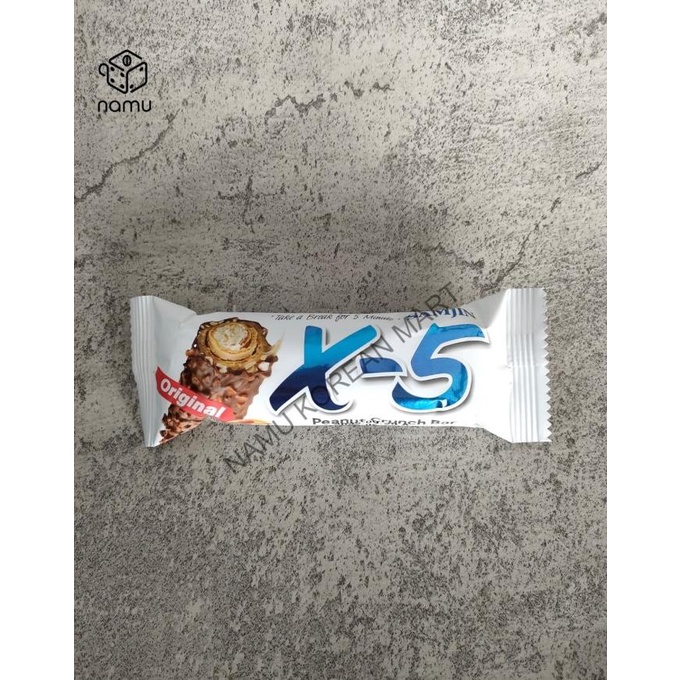 Jual ] Samjin X-5 Peanut Crunch Chocolate Bar 36gr / Wafer Roll Lapis ...