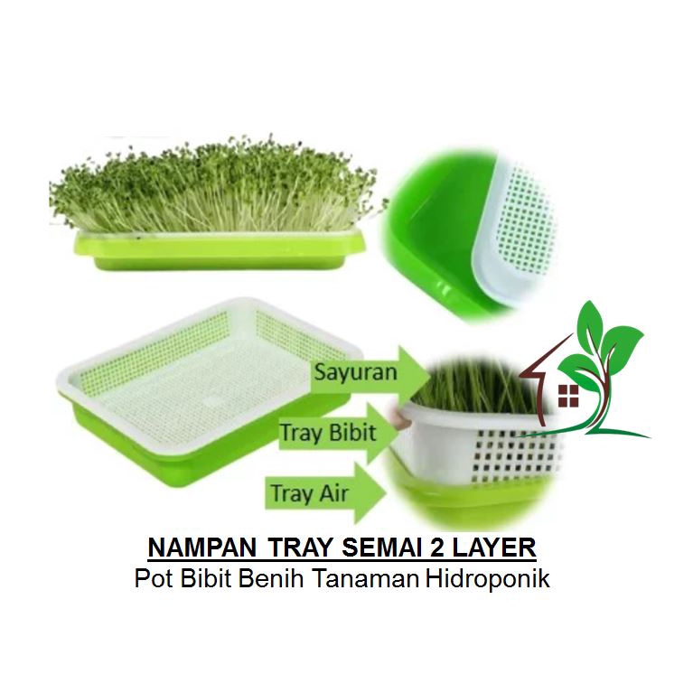 Jual NAMPAN TRAY SEMAI 2 LAYER | Shopee Indonesia