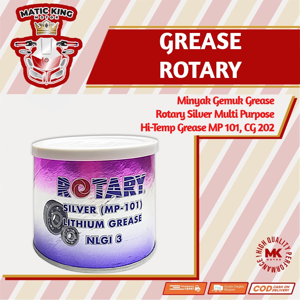 Jual Grease minyak gemuk pelumas bearing cvt hi temp Rotary | Shopee ...