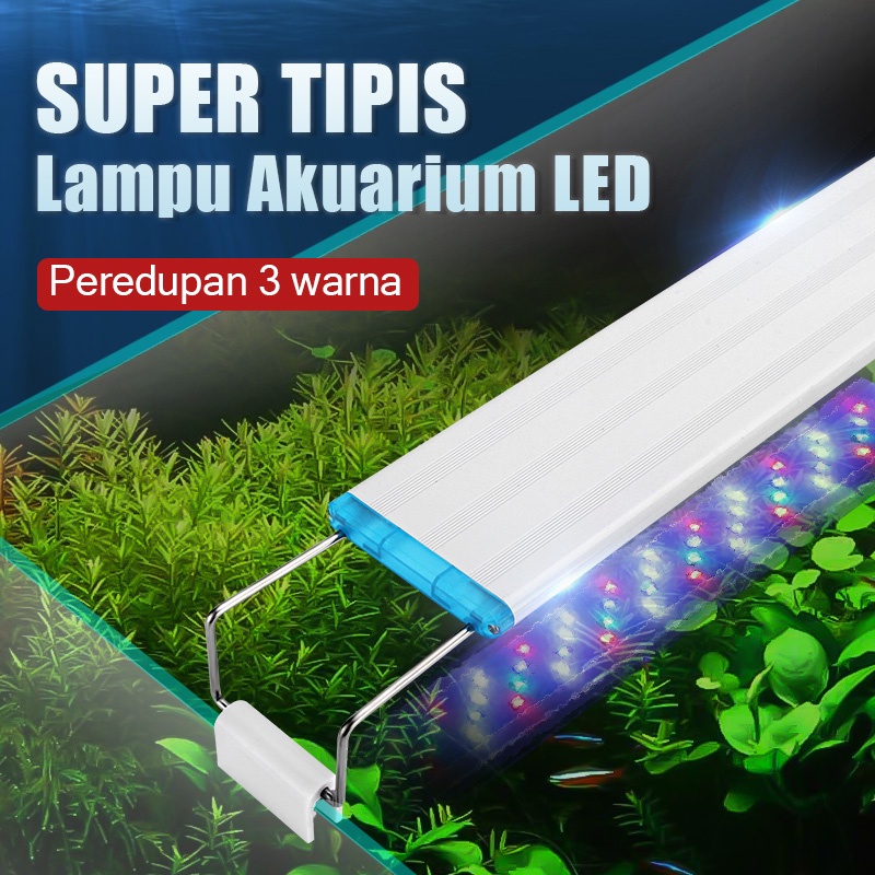 Jual Lampu Tanaman Air LED Super Ramping 18-72CM Lampu Akuarium Lampu ...