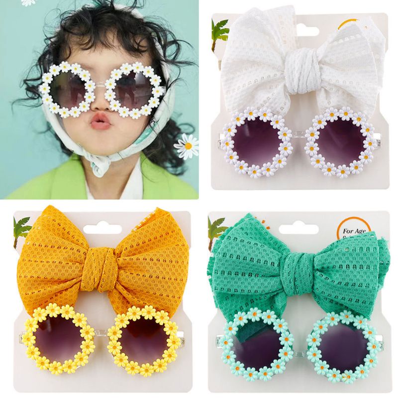 Jual Kaca Mata Set / Kaca mata + pita anak perempuan / colourfull ...