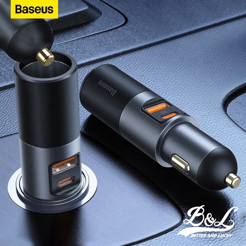 Jual BASEUS Charger Mobil Fast Charging 120W Lighter Port SHARE ...