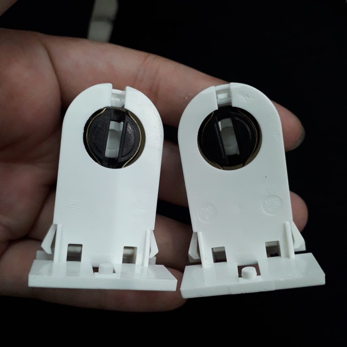 Jual Fitting TL kaki TL T8 fiting lampu neon LED | Shopee Indonesia