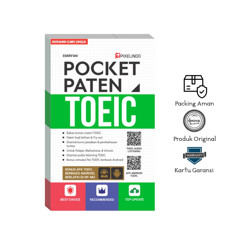 Jual Pocket Paten TOEIC - Emirfan (Original) | Shopee Indonesia
