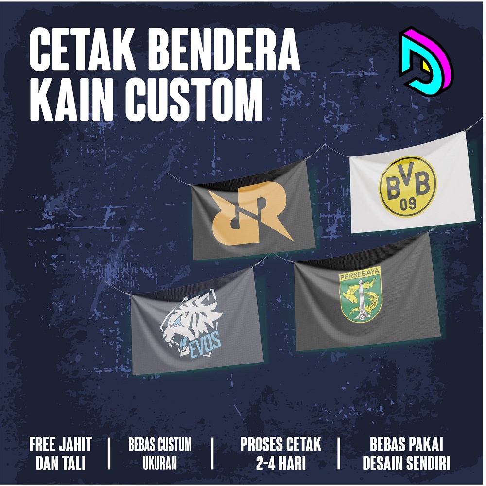Jual BENDERA KAIN CUSTOM FULL PRINT | CETAK BENDERA CUSTOM | BENDERA ... Jual BENDERA KAIN CUSTOM FULL PRINT | CETAK BENDERA CUSTOM | BENDERA ...