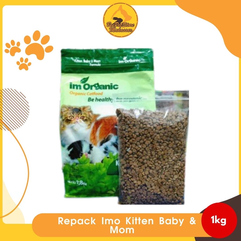 Jual Makanan Anak Kucing-Repack Imo Kitten Baby & Mom 1kg | Shopee ...