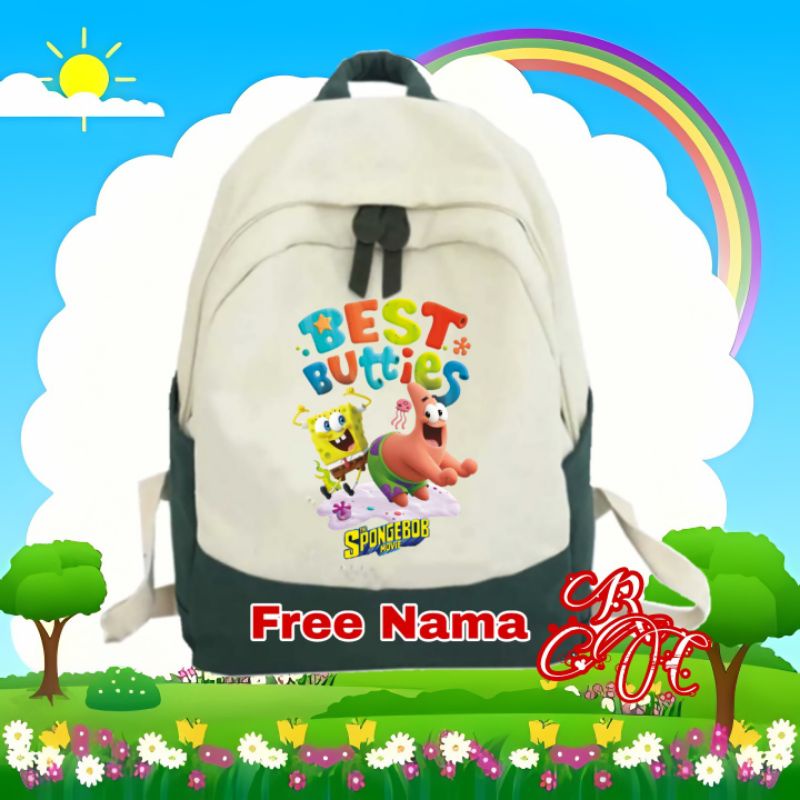 Jual Tas spongebob tas anak sekolah | Shopee Indonesia