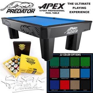 Jual Predator Apex Pro 9-Foot 3-PC Slate Pool Table - Meja Billiard ...