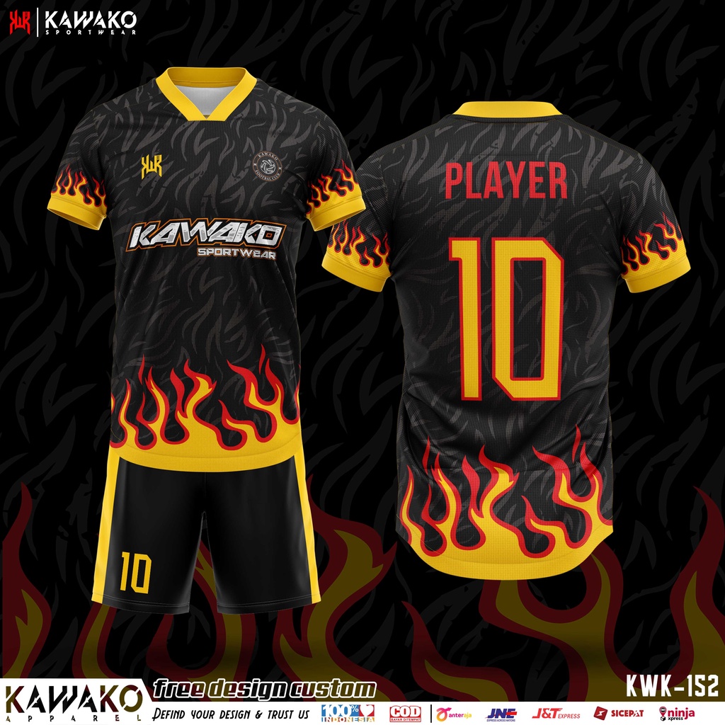 Jual Jersey Bola & Futsal (FREE CUSTOM DESIGN) | Shopee Indonesia