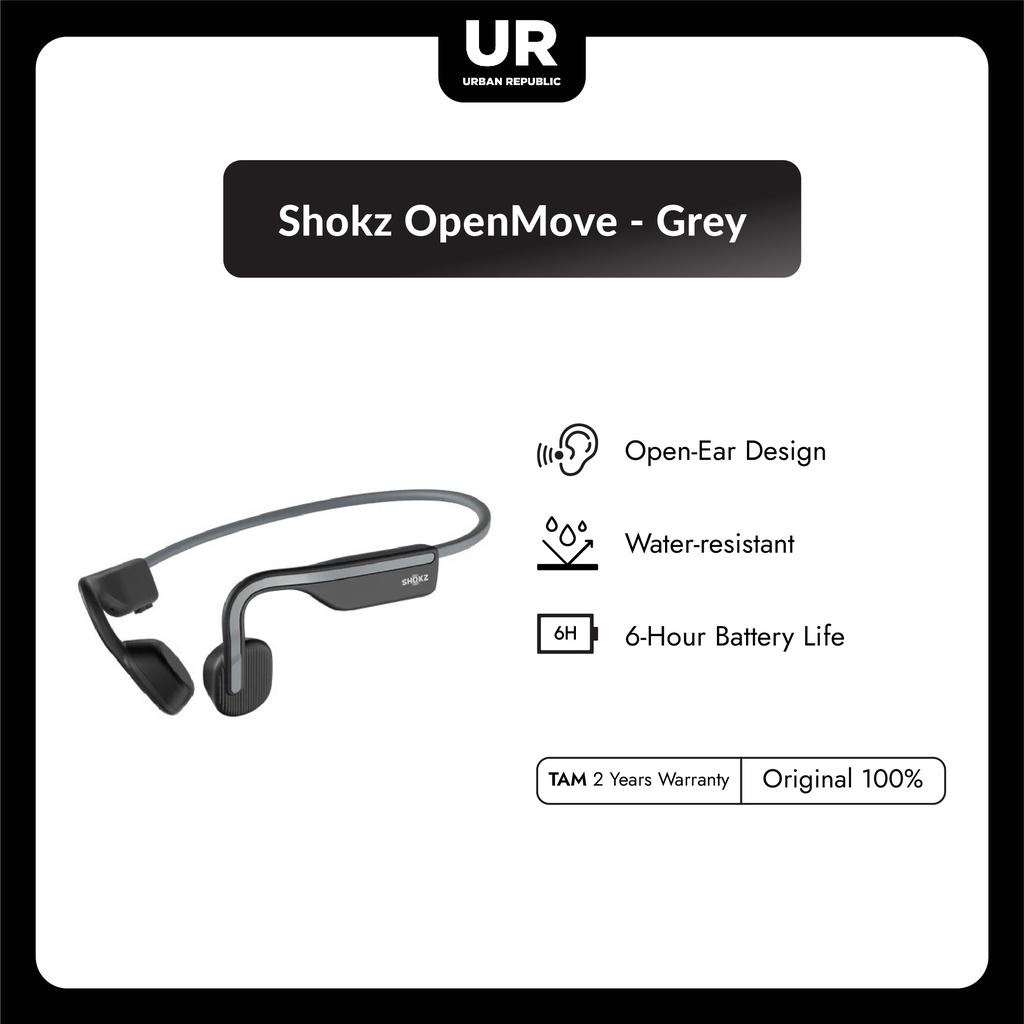 Jual Shokz OpenMove - Grey | Shopee Indonesia