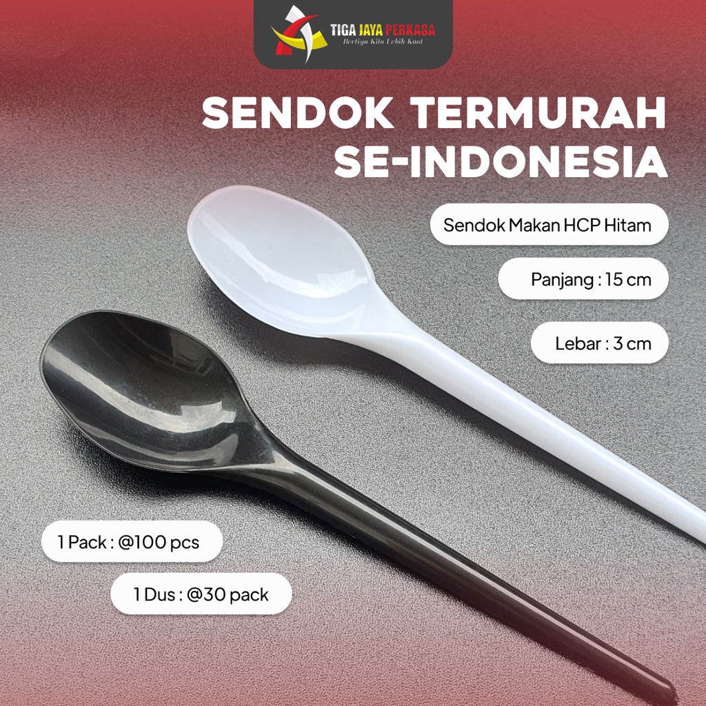 Jual Sendok Makan HCP / Sendok Plastik Food Grade / Sendok Kuat @100 ...
