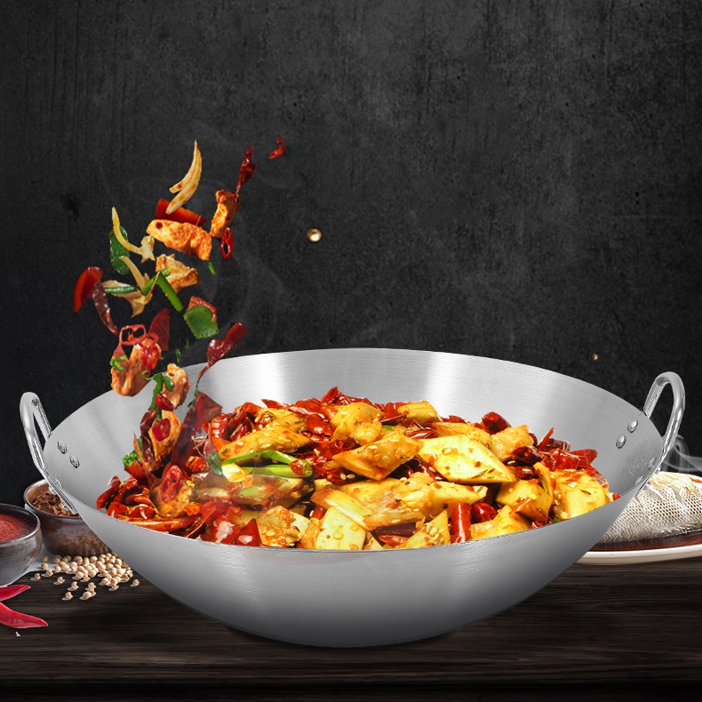 Jual KUALI JUMBO WAJAN TEBAL 46,5CM PENGGORENGAN BESAR WAJAN PREMIUM ...