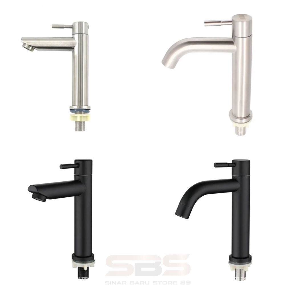 Jual Keran Air Wastafel Kran Stainless Original | Shopee Indonesia