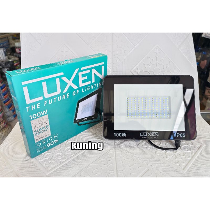 Jual Lampu Sorot LED Flood Light LUXEN ( 10 / 20 / 30 / 50 / 100 watt ) | Shopee Indonesia