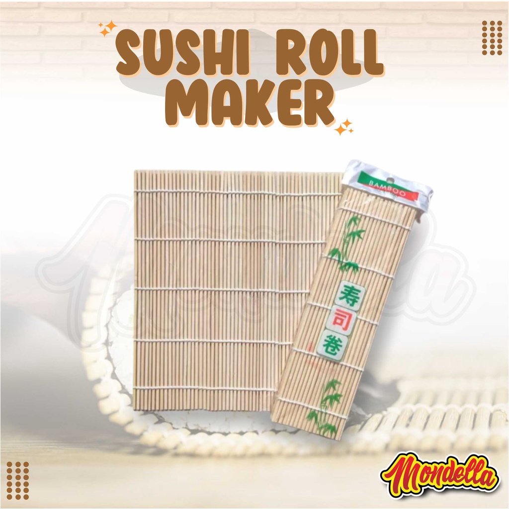 Jual Tikar Penggulung Sushi Susi Sushi Roll Maker Makisu Bamboo Bambu ...