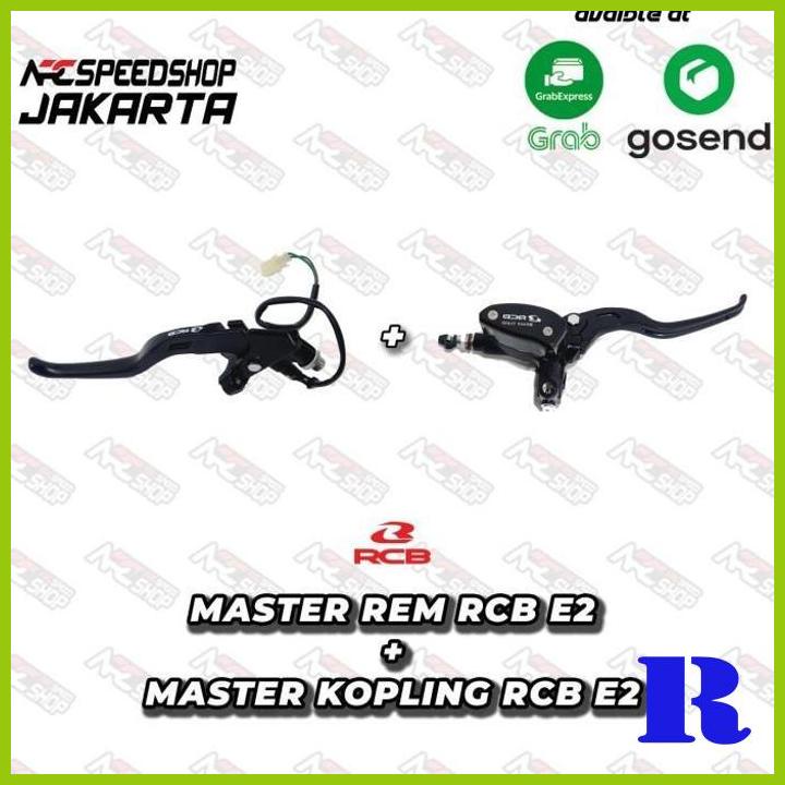 Jual Master Rem RCB E2 + Master Kopling E2 Racing Boy Black | Shopee ...