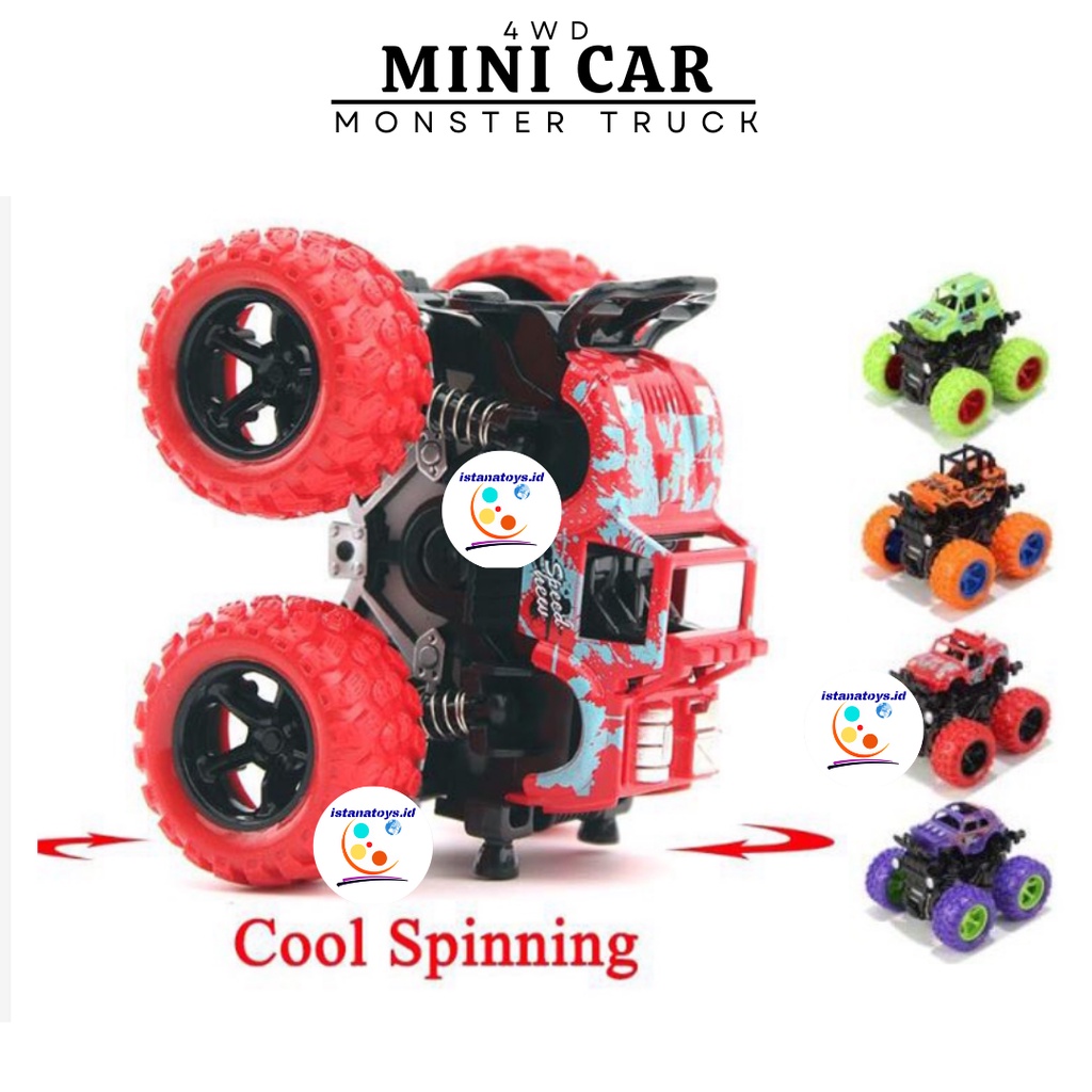 Jual ID Mainan Mobil Anak Mini Monster Truck Off Road 4WD | Shopee ...