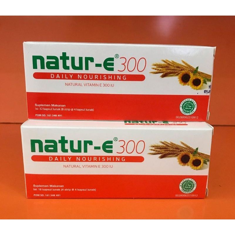 Jual NATUR E 300 IU (1 Box isi 32 Tablet) | Shopee Indonesia