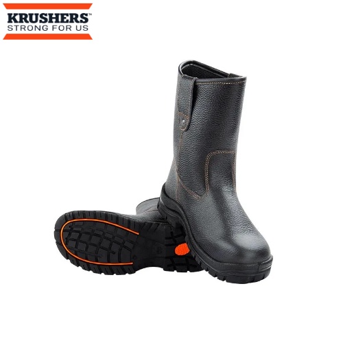 Jual Krushers Texas Black Sepatu Safety Shoes Krusher Texas Black Brown ...