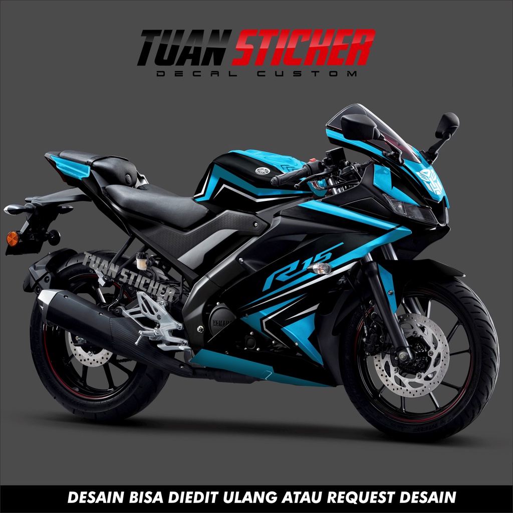 Jual Sticker Stiker Striping Decal Dekal Yamaha R15 V3 Full Body Kode ...