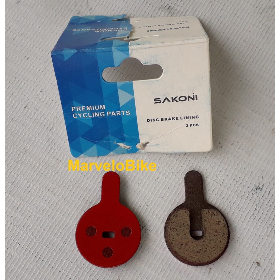 Jual Kampas Rem Sepeda Cakram Bulat Merk Sakoni Pemium | Shopee Indonesia
