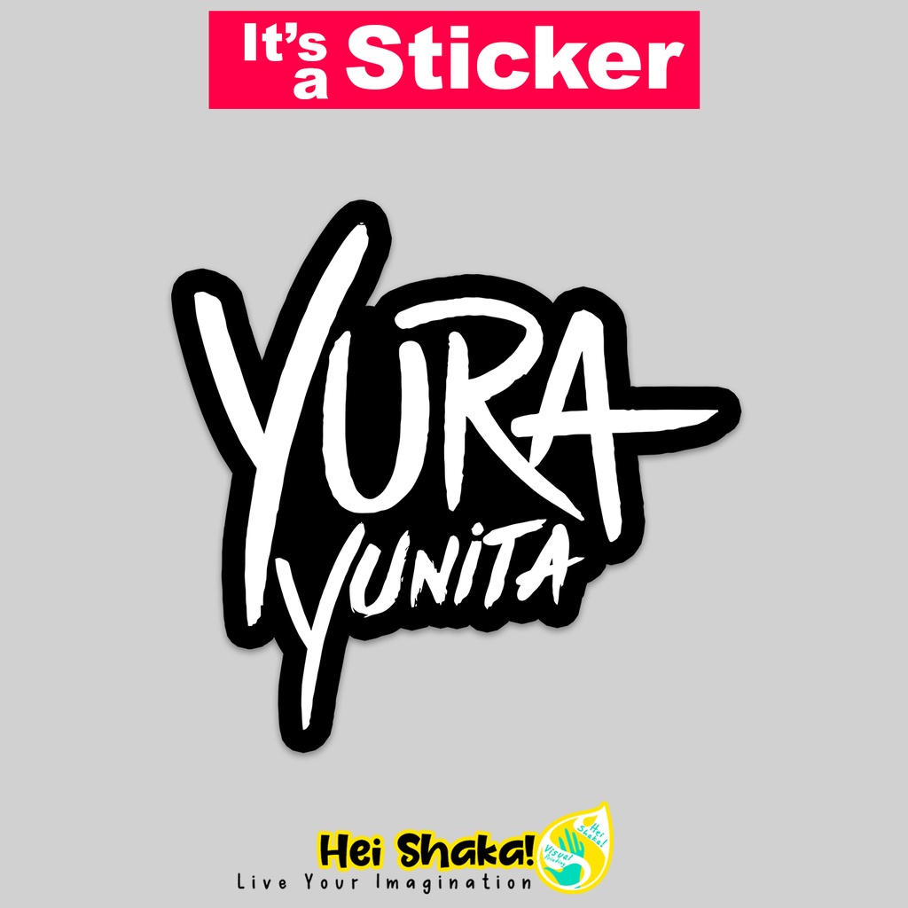 Jual Stiker Yura Yunita Sticker Musisi Musik Bahan Vinyl Anti Air ...