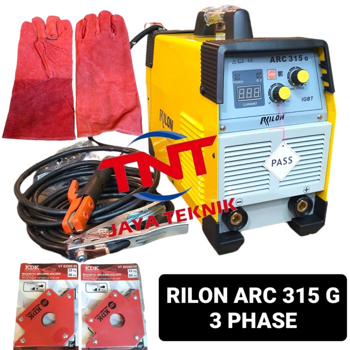 Jual Mesin Las Inverter Rilon Arc 315 G 3 Phase / Trafo Las Rilon Arc 315G | Shopee Indonesia