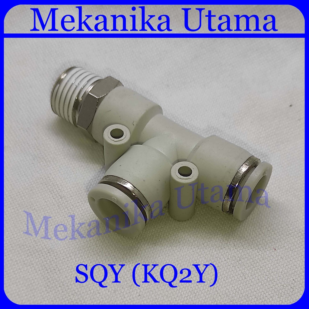 Jual SQY TPC Male Run Tee One Touch Fitting, setara model KQ2Y. SQY04 ...