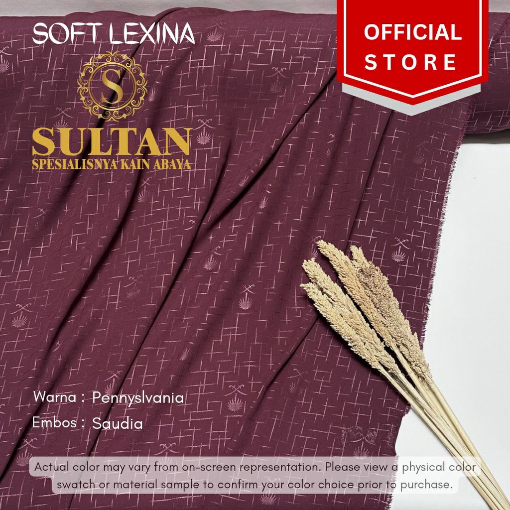 Jual 50CM EMBOS SAUDIA SOFT LEXINA PENNYSLVANIA KAIN ABAYA SULTAN ...