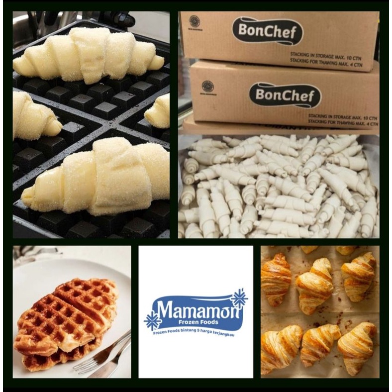 Jual Croffle Dough Bon Chef / Croissant mix butter frozen / Croffle Mix butter Bon Chef ...