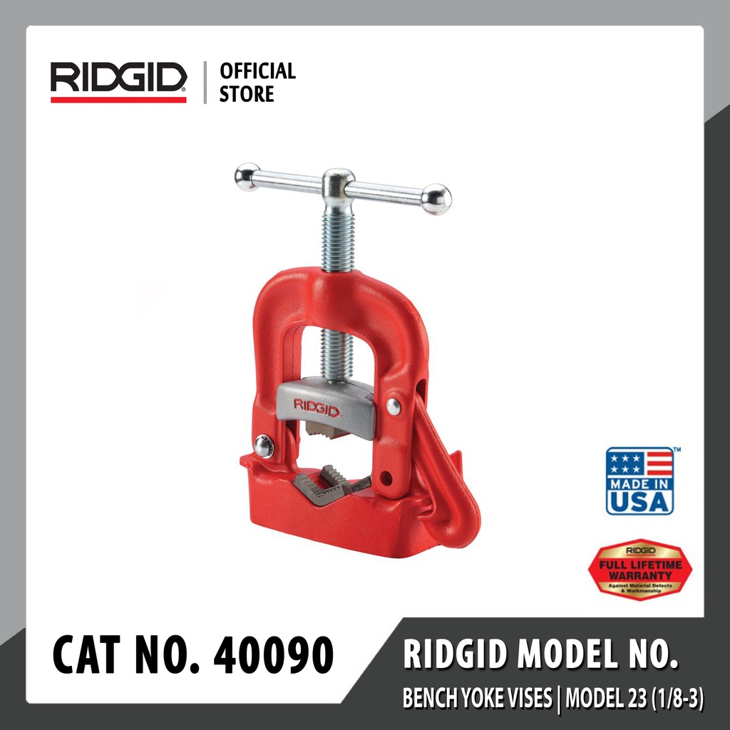 Jual RIDGID Bench Yoke Vises Model 23 1/8-3 40090 | Shopee Indonesia
