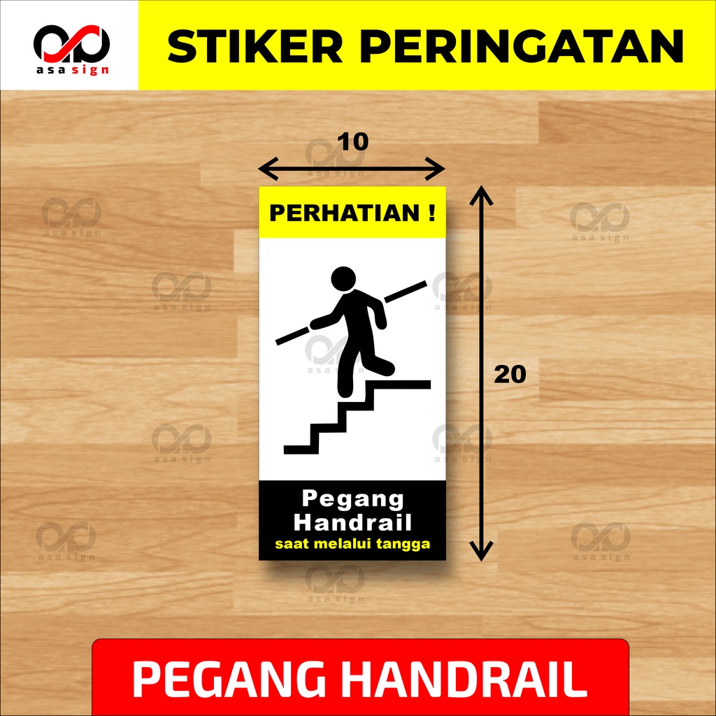 Jual STIKER PEGANG HANDRAIL SAAT NAIK-TURUN TANGGA | Shopee Indonesia