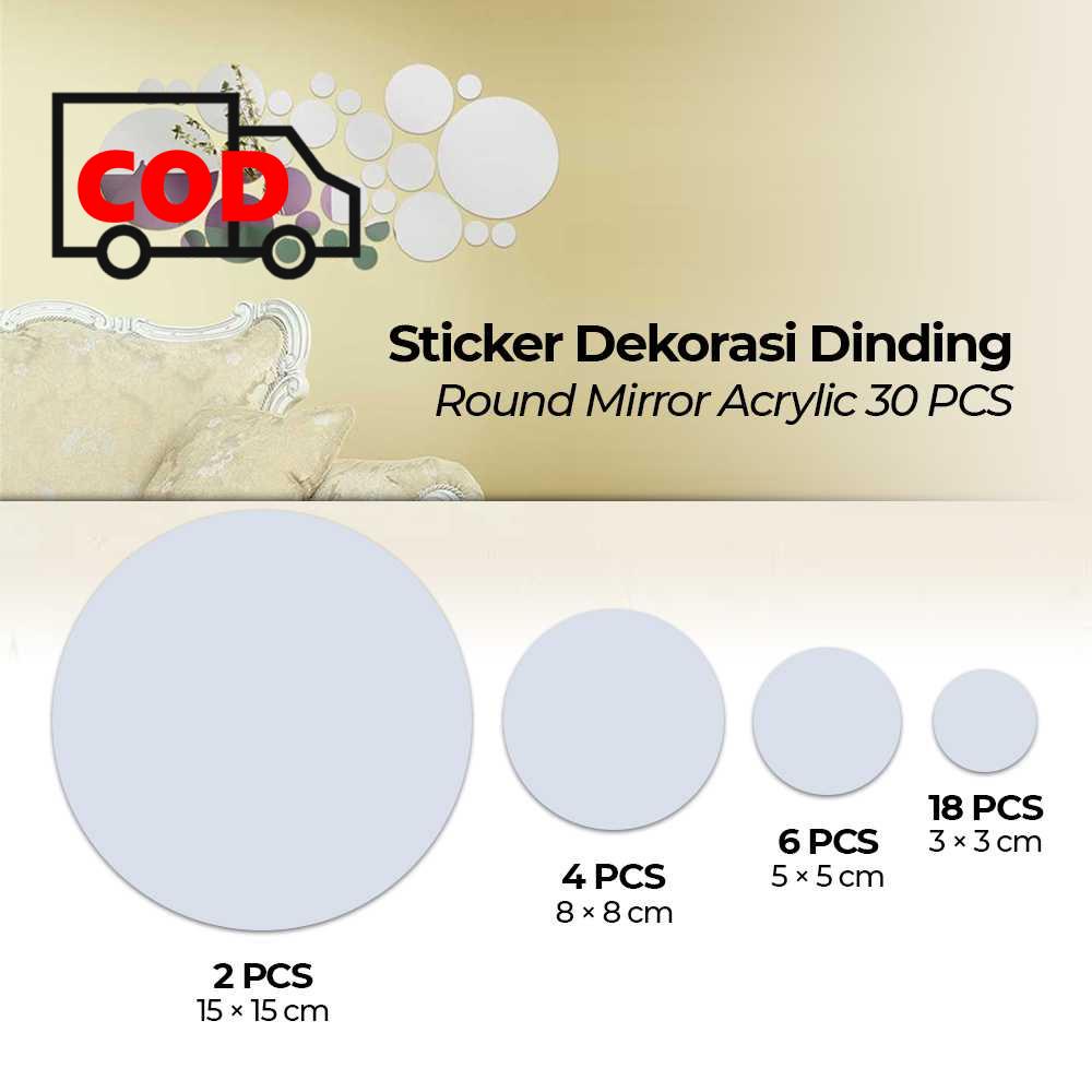 Jual Sticker Dekorasi Dinding Unik Stiker Tempelan Wallpaper Akrilik ...