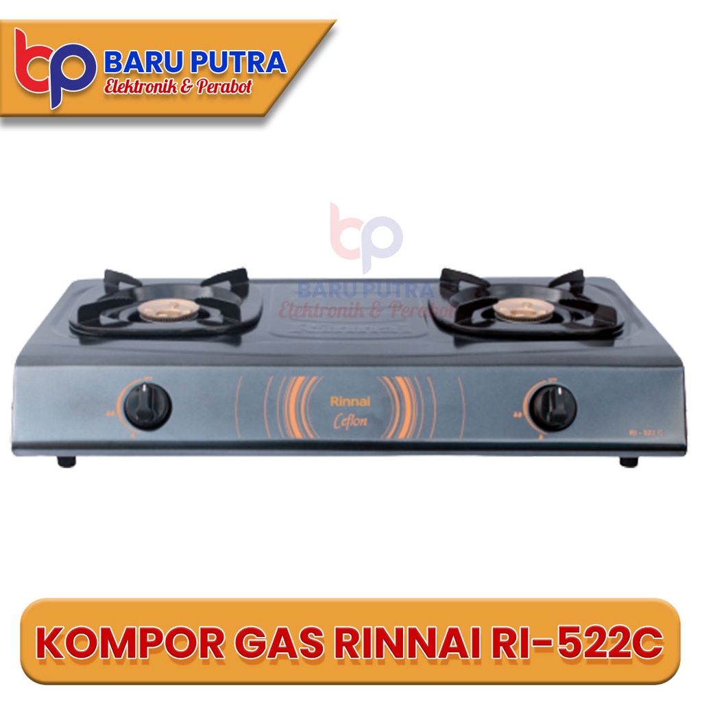 Jual KOMPOR GAS RINNAI RI-522C (2 TUNGKU) (GARANSI RESMI) | Shopee Indonesia