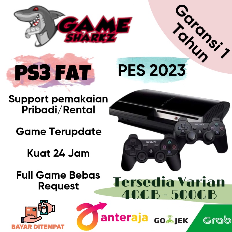 Jual PS3 FAT 500GB PLAYSTATION 3 PAKET KOMPLIT SIAP PAKAI BEBAS R3QUEST ...