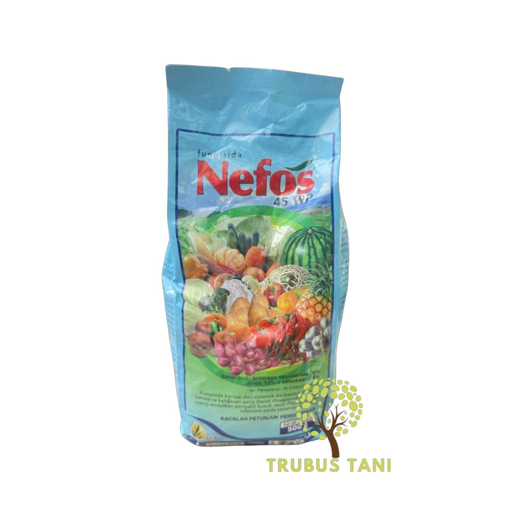 Jual NEFOS fungisida 45 WP 500gr bakterisida sistemik 3 bahan aktif | Shopee Indonesia