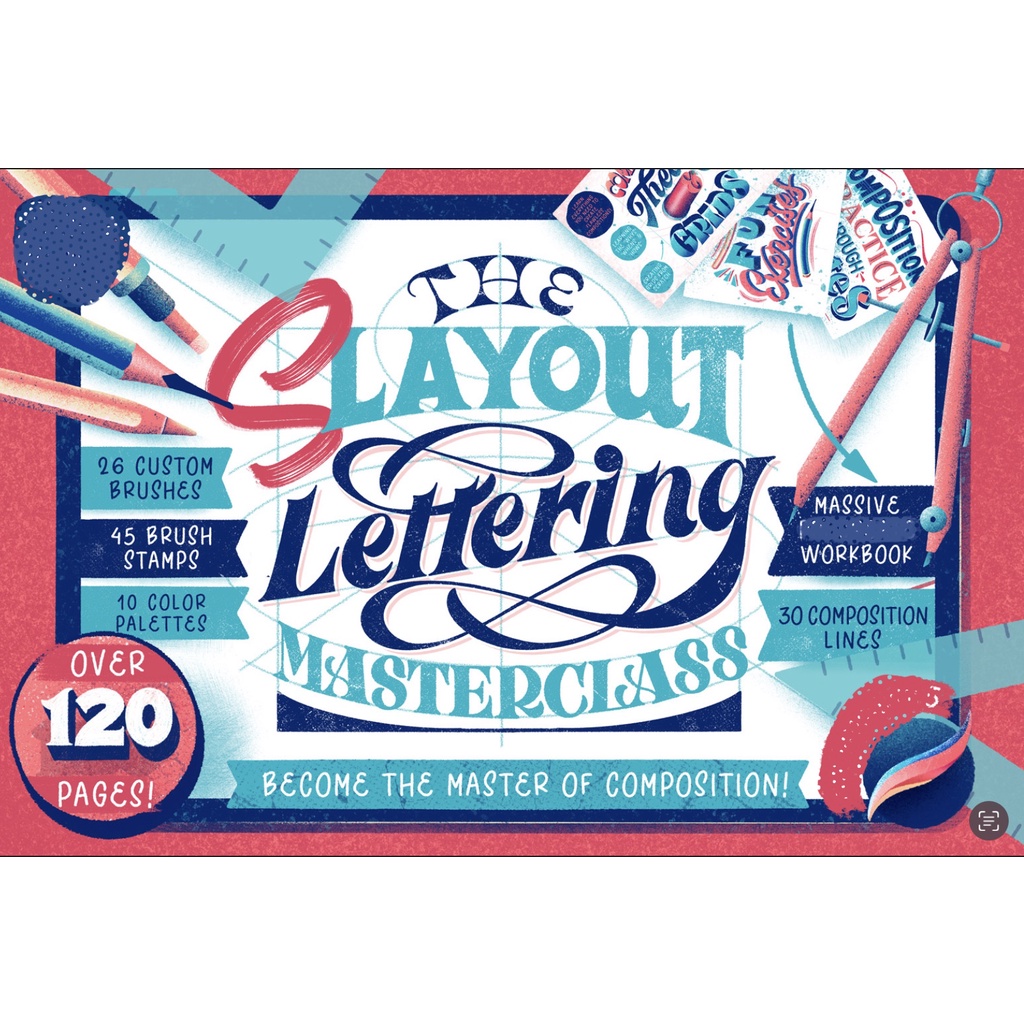 Jual Procreate Brush - The Slayout Lettering Masterclass | Shopee Indonesia