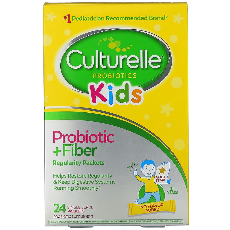 Jual Culturelle, Kids, Probiotic + Fiber, Regularity, 1+ Years, 24 ...